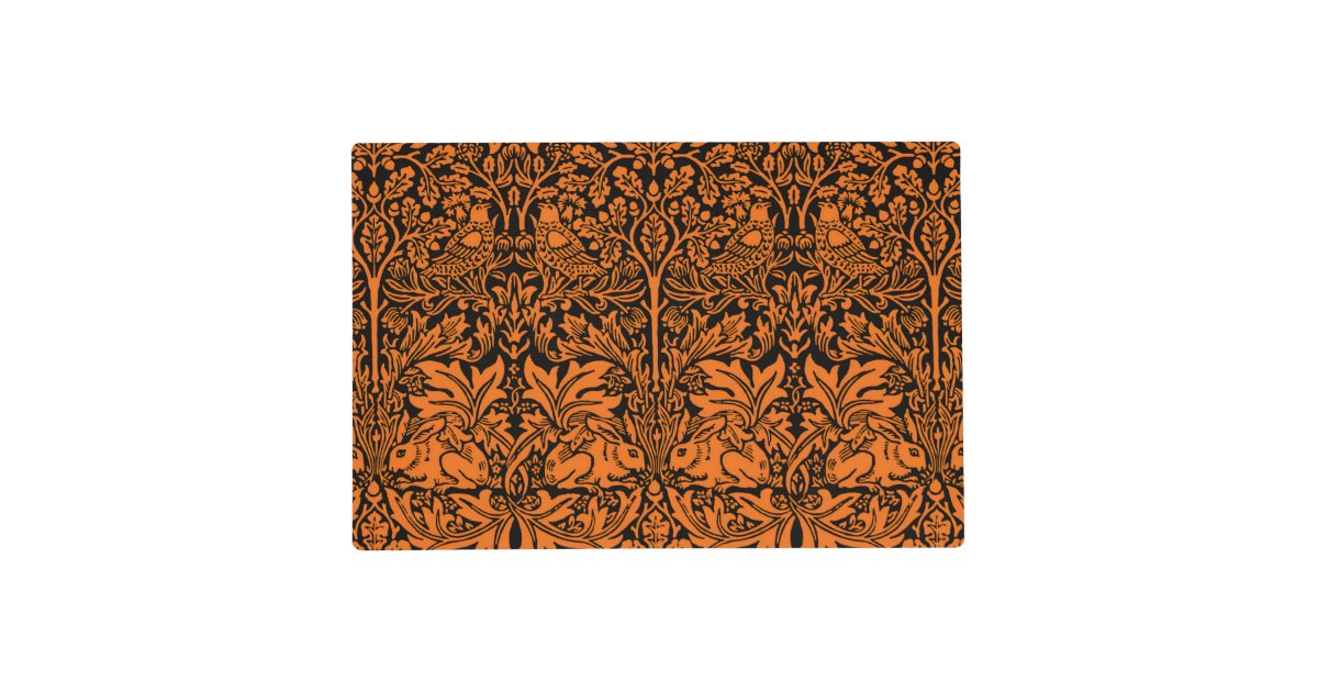 William Morris Brer Rabbit Design Placemat | Zazzle