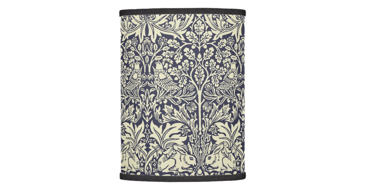 William Morris Brer Rabbit Vintage Blue Pattern Lamp Shade | Zazzle