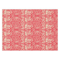 William Morris Brer Rabbit Vintage Red Pattern Tablecloth | Zazzle