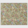 William Morris Brocade Floral Wallpaper Pattern Wrapping Paper | Zazzle
