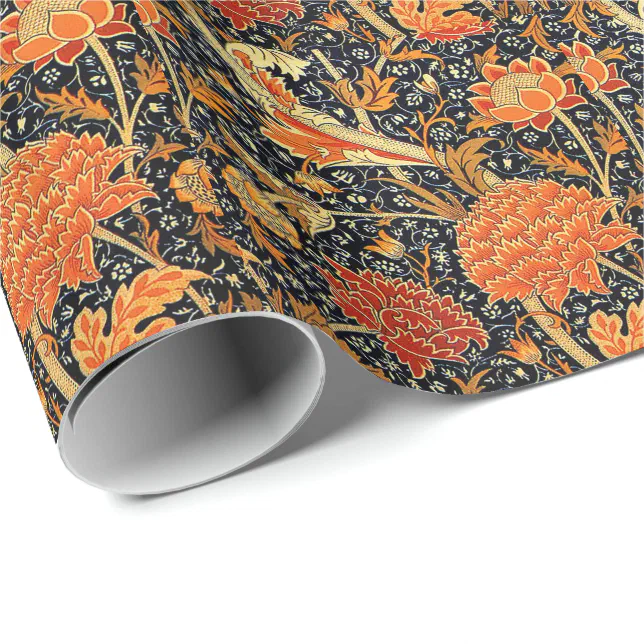 William Morris design, Cray Wrapping Paper | Zazzle