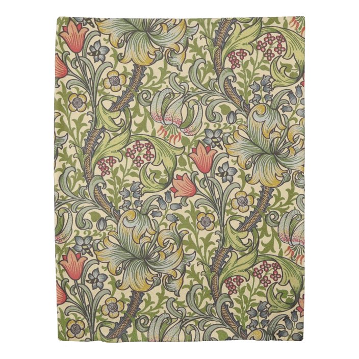 William Morris Golden Lily Restored Pattern Duvet Cover | Zazzle.com