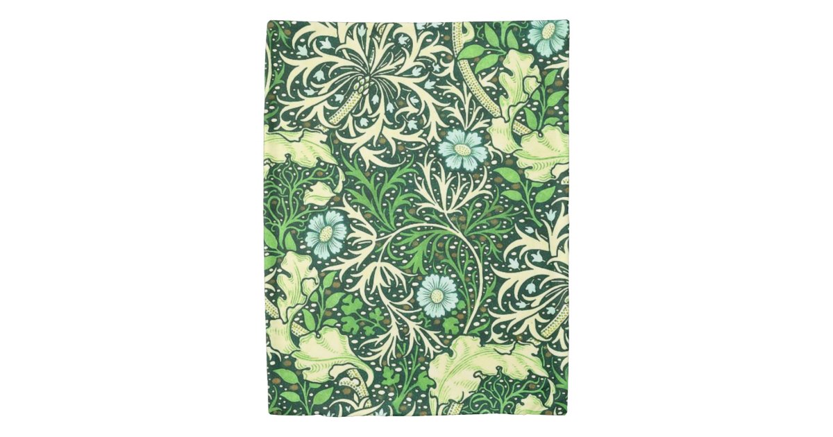 William Morris - Green Seaweed Pattern Duvet Cover | Zazzle