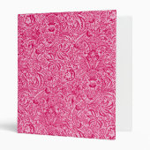 William Morris Indian, Deep Fuchsia Pink Binder | Zazzle