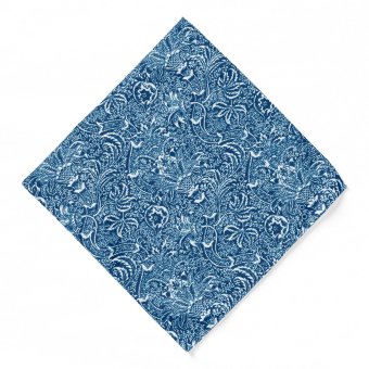William Morris Indian, Indigo Blue and White Bandana | Zazzle