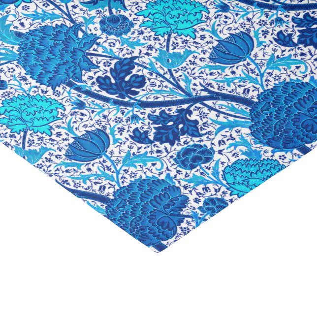 William Morris Jacobean Floral, Cobalt Blue Tissue Paper | Zazzle