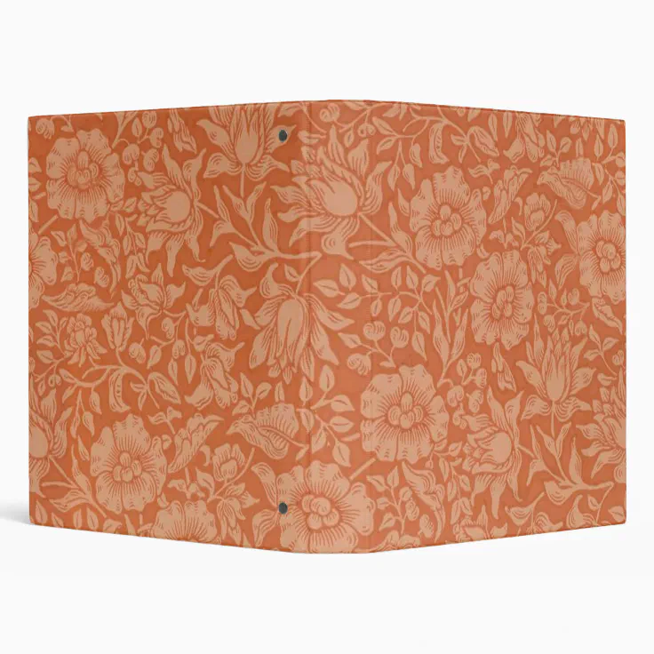 William Morris Mallow Floral Wallpaper Design Binder | Zazzle William Morris Mallow Floral Wallpaper Design Binder | Zazzle