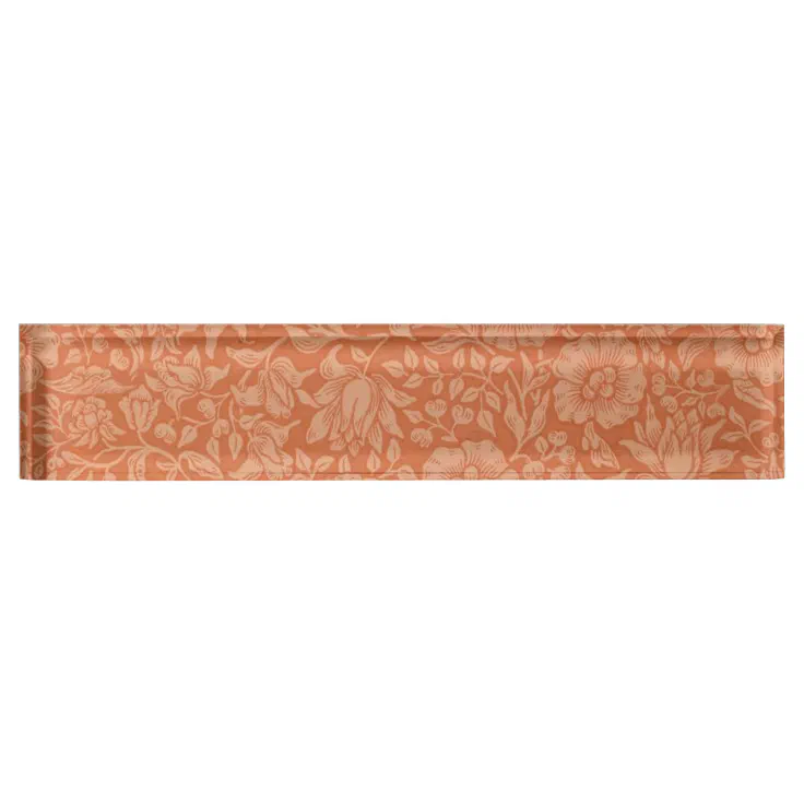 William Morris Mallow Floral Wallpaper Design Nameplate | Zazzle William Morris Mallow Floral Wallpaper Design Nameplate | Zazzle