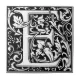 William Morris Monogrammed Letter E Ceramic Tile | Zazzle
