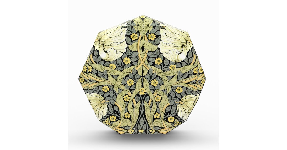 William Morris Pimpernel Floral Wallpaper Award | Zazzle