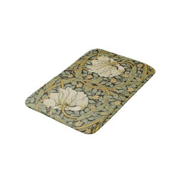 William Morris Pimpernel Vintage Pre-Raphaelite Bath Mat | Zazzle