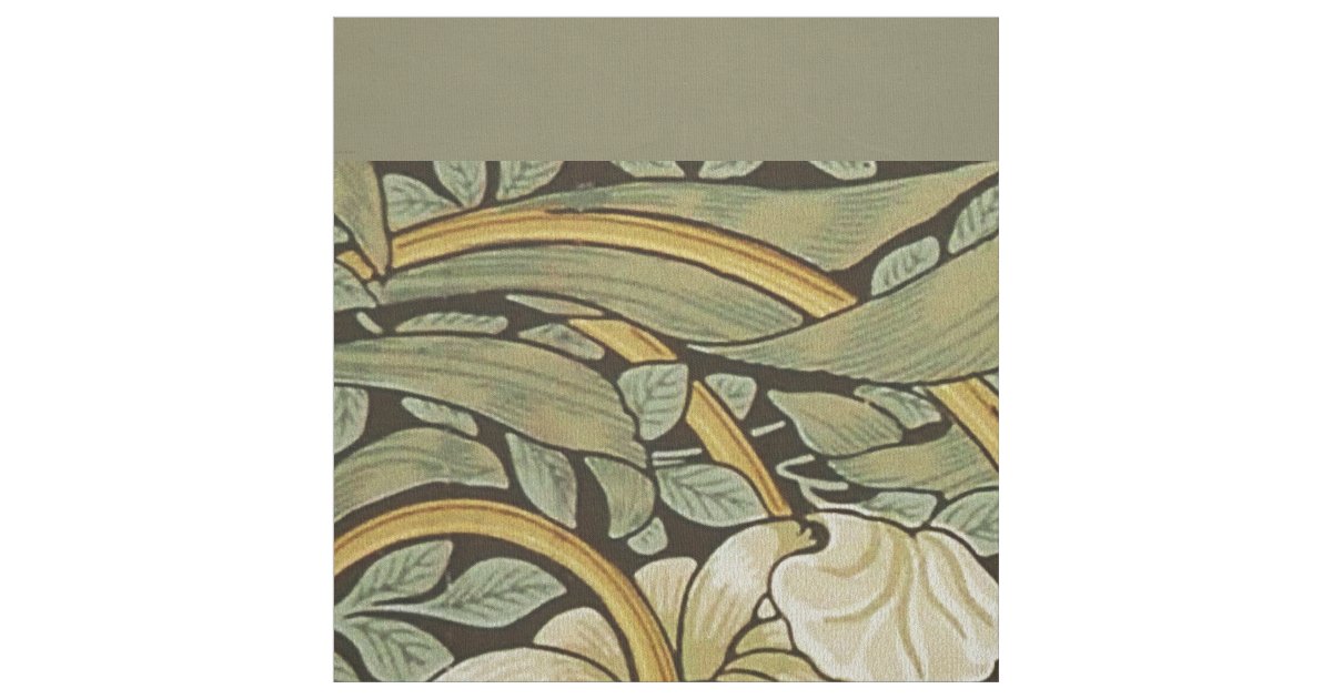 William Morris Pimpernel Vintage Pre-Raphaelite Fabric | Zazzle