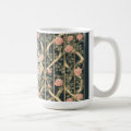 William Morris Pink Roses Trellis Home Sweet Home Coffee Mug | Zazzle