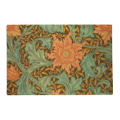 William Morris Single Stem Pattern Art Nouveau Placemat | Zazzle
