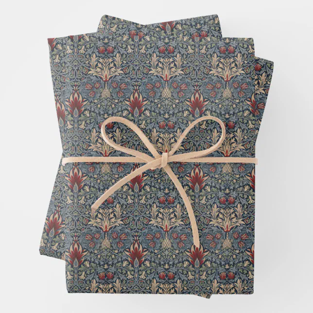 William Morris: Snakeshead Wrapping Paper Sheets | Zazzle