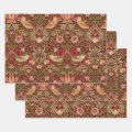 William Morris Strawberry Thief Wrapping Paper | Zazzle