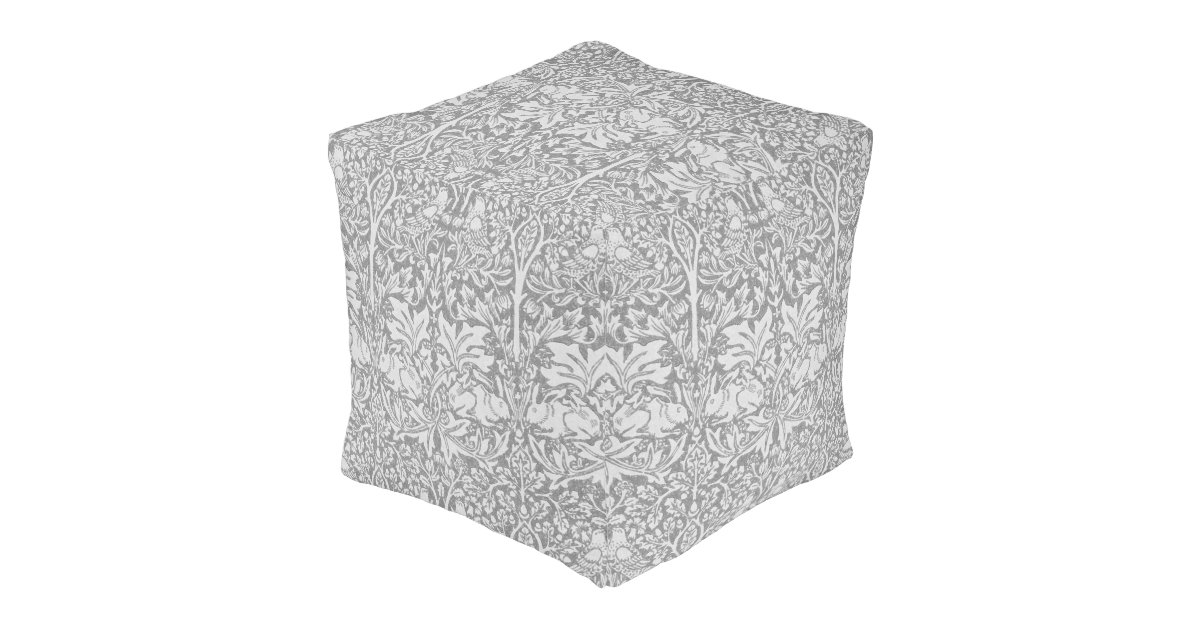 William Morris,The Strawberry thief,revamped,art n Pouf | Zazzle