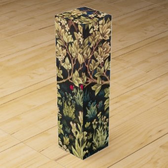 William Morris Tree Of Life Wine Box | Zazzle