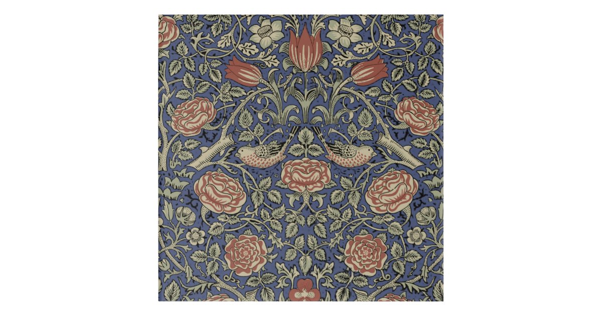 William Morris Tudor Rose Wallpaper Acrylic Print | Zazzle