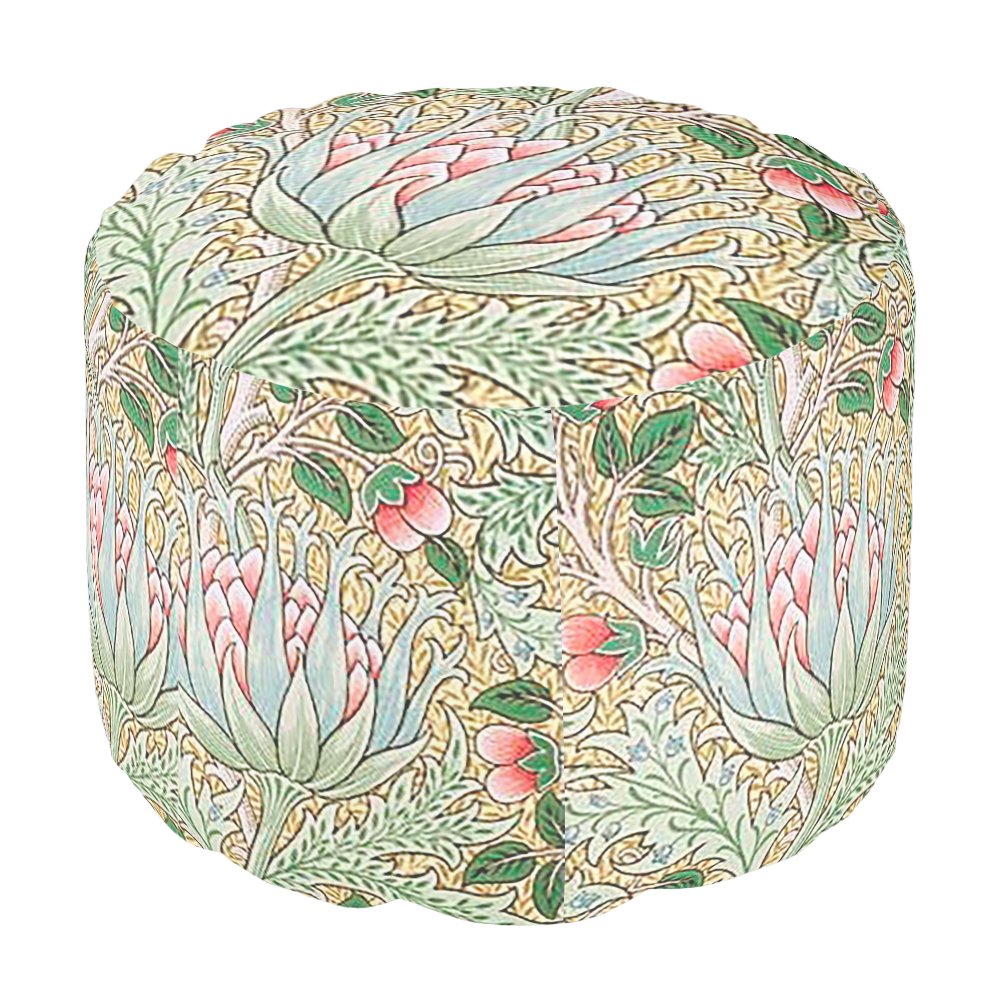 William Morris Vintage Artichoke Floral Pattern Po Pouf sold by Olive ... William Morris Vintage Artichoke Floral Pattern Po Pouf sold by Olive ...