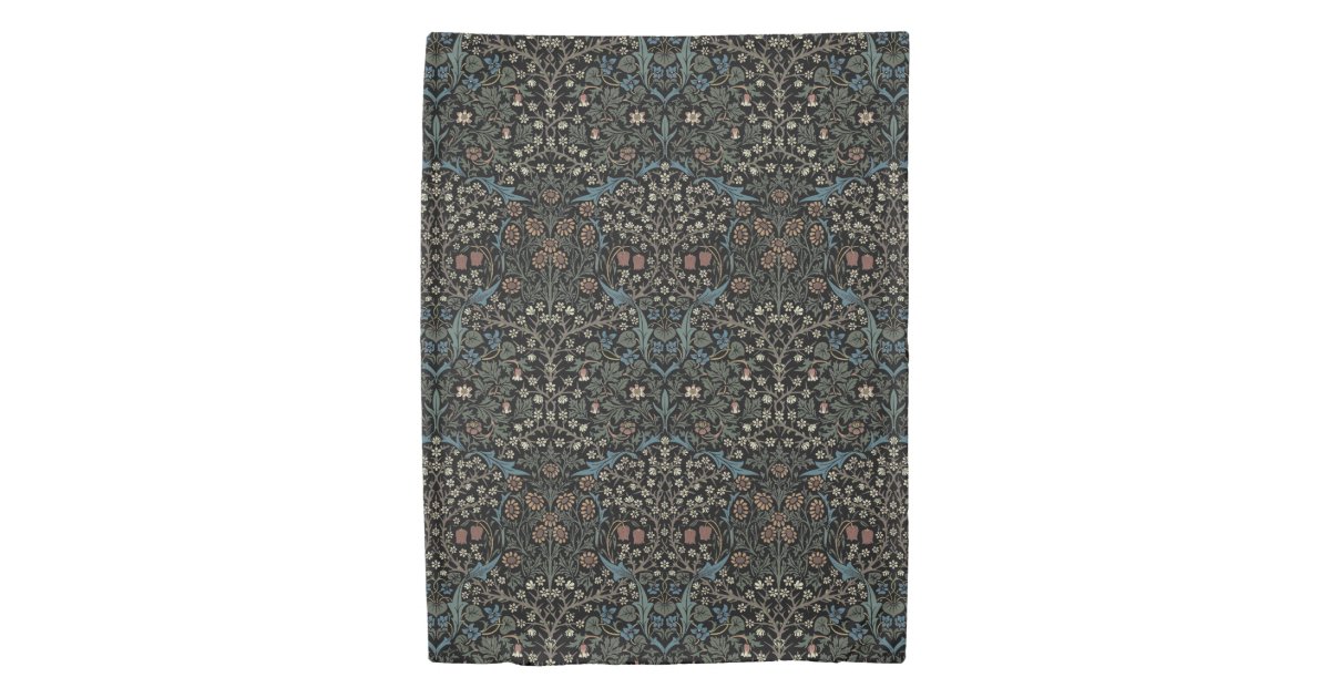 William Morris Vintage Blackthorn Pattern Duvet Cover | Zazzle