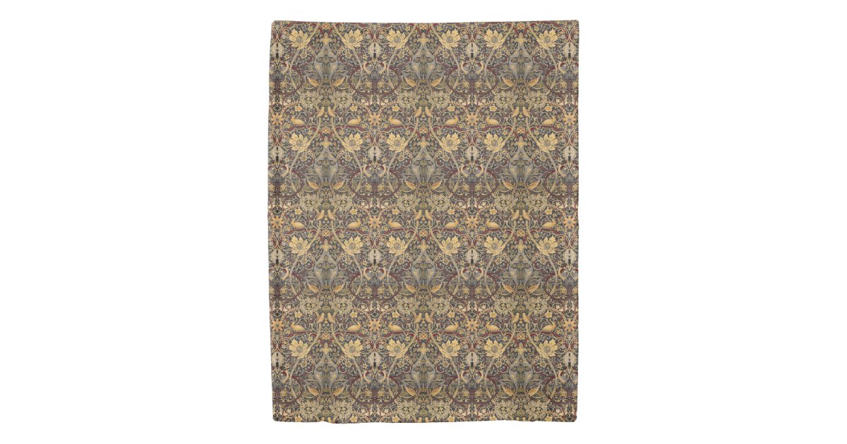William Morris Vintage Bullerswood carpet Pattern Duvet Cover | Zazzle William Morris Vintage Bullerswood carpet Pattern Duvet Cover | Zazzle