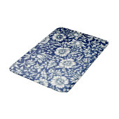 William Morris vintage pattern - Blue Mallow Bath Mat | Zazzle