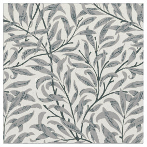 William Morris Vintage Willow Bough Pattern Fabric | Zazzle.com
