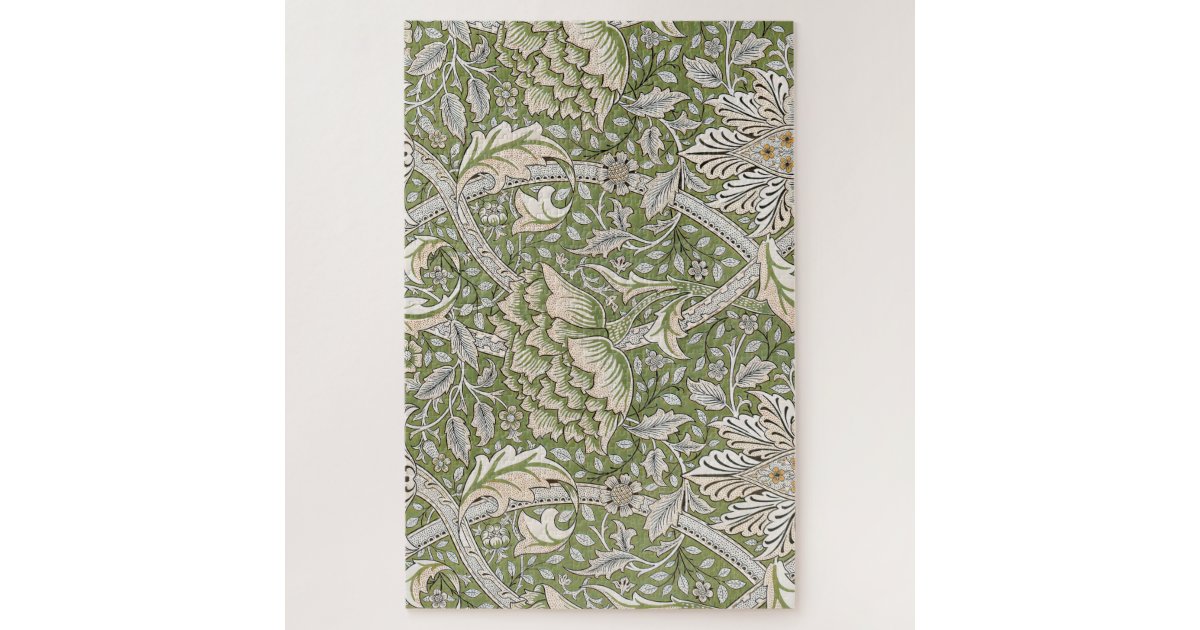 William Morris Windrush Jigsaw Puzzle | Zazzle