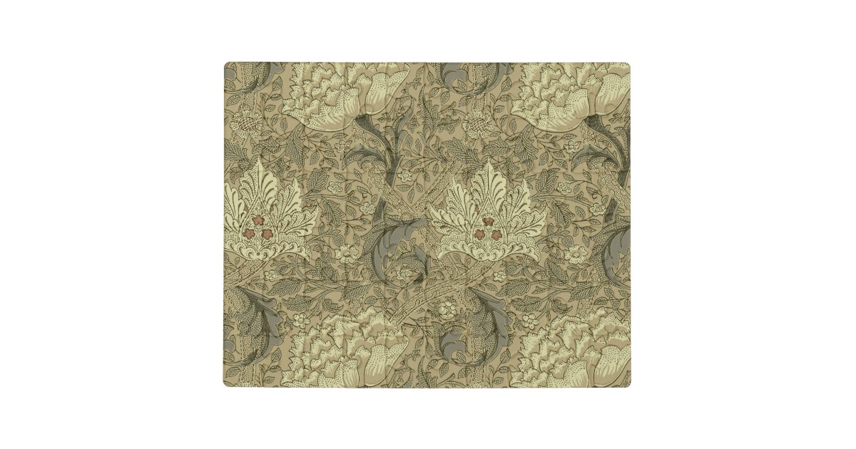 William Morris Windrush Wallpaper Pattern Jigsaw Puzzle | Zazzle