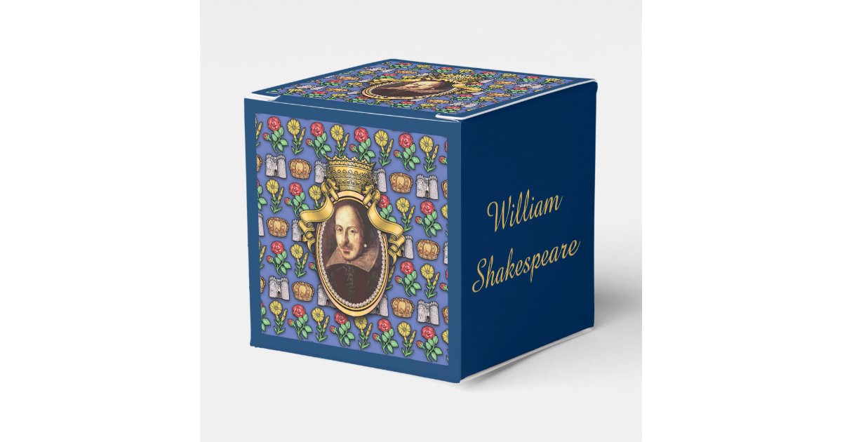 William Shakespeare Favor Boxes | Zazzle