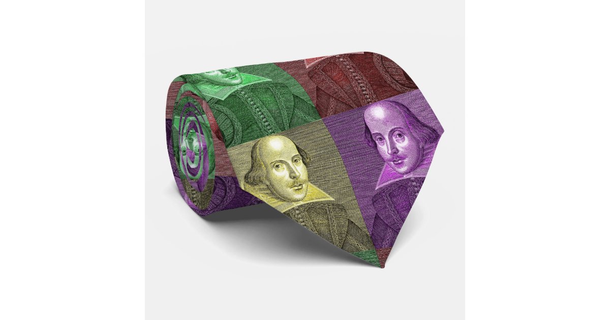 William Shakespeare Neck Tie | Zazzle