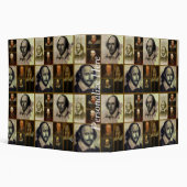 William Shakespeare Portrait Collage Binder | Zazzle