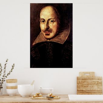 William Shakespeare Portrait Poster | Zazzle