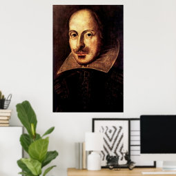 William Shakespeare Portrait Poster | Zazzle