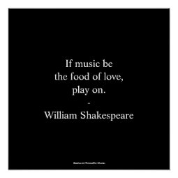 William Shakespeare Quote - Love Poster | Zazzle