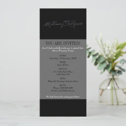 William Shakespeare Signature Invitation | Zazzle