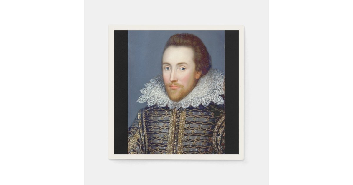 William Shakespeare Theme Paper Napkins | Zazzle