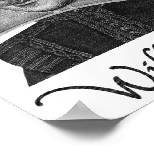 William Shakespeare Will Power Poster | Zazzle