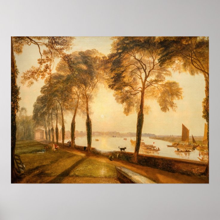 William Turner - Mortlake Terrace Poster | Zazzle