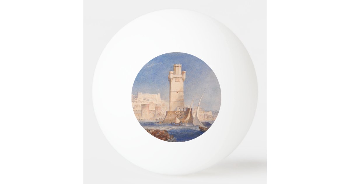William Turner Rhodes Ping Pong Ball | Zazzle