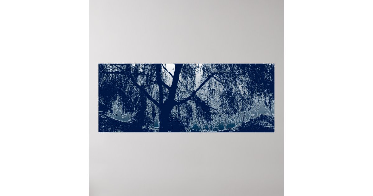 Willow in blue poster | Zazzle