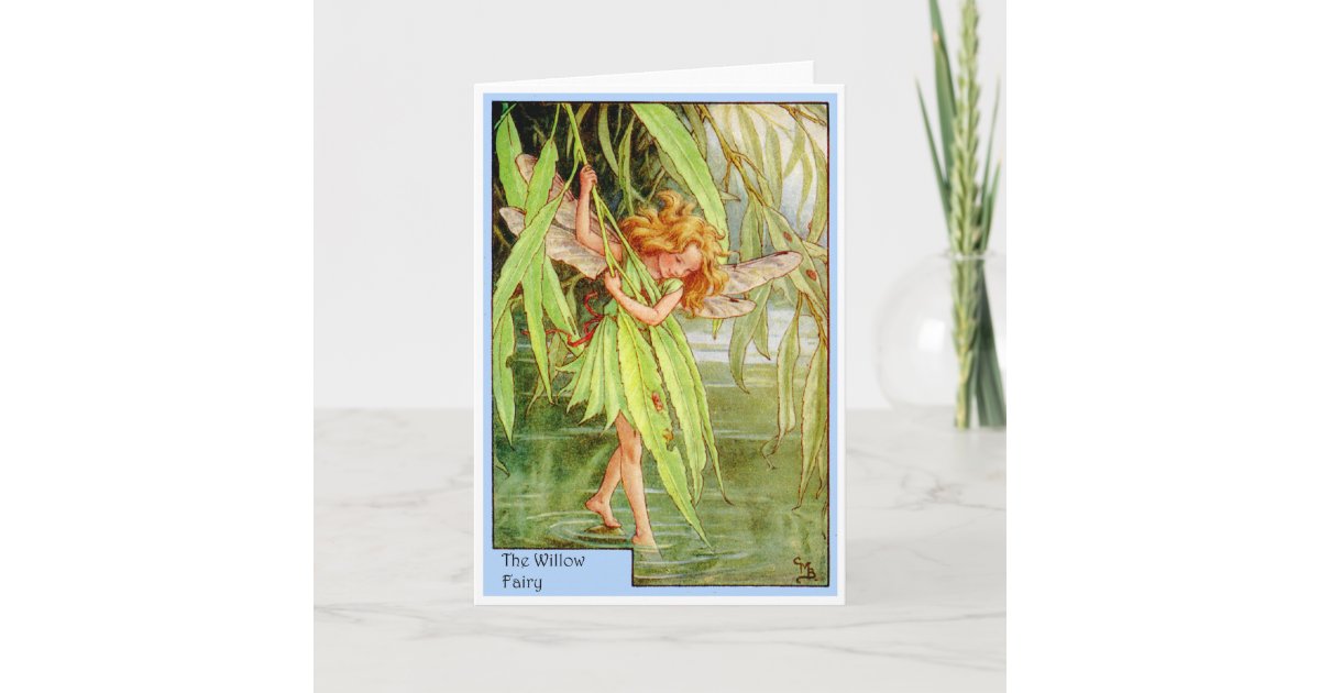 Willow Tree Fairy Card | Zazzle