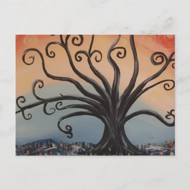 WILLOW TREE POSTCARD | Zazzle