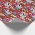 Willy Wonka Candy Pattern Wrapping Paper | Zazzle