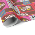 Willy Wonka Candy Pattern Wrapping Paper | Zazzle