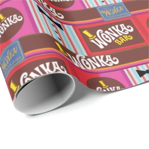 Willy Wonka Candy Pattern Wrapping Paper | Zazzle