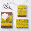 Willy Wonka Golden Ticket Wrapping Paper Sheets | Zazzle