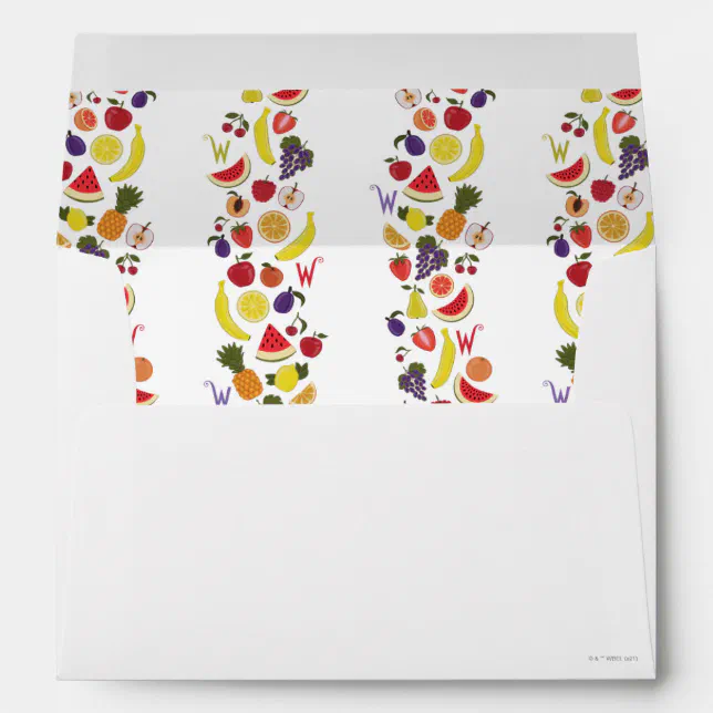 Willy Wonka Lickable Wallpaper Pattern Envelope | Zazzle