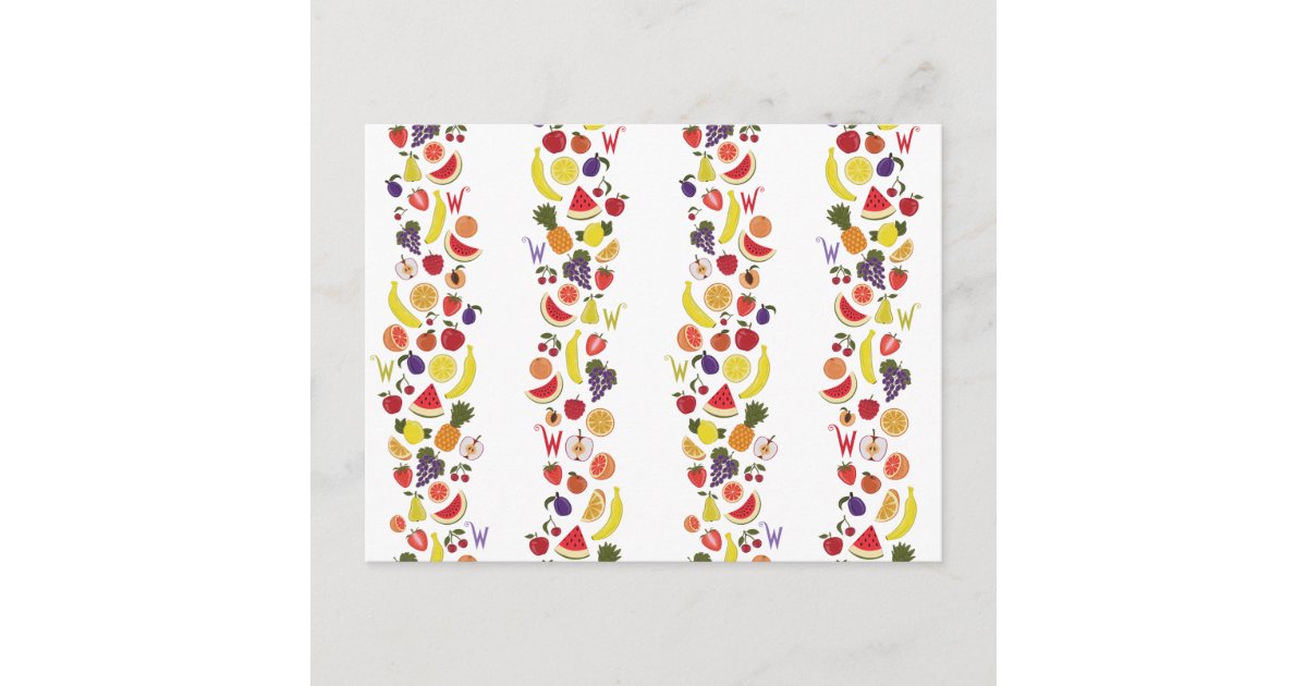 Willy Wonka Lickable Wallpaper Pattern Postcard | Zazzle